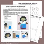 Adorable Paper Bag Mirabel Craft - Disney Encanto