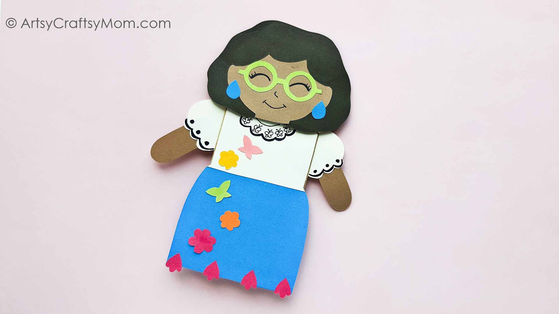 Adorable Paper Bag Mirabel Craft - Disney Encanto