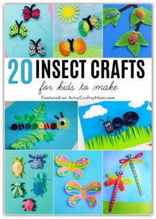 20 Interesting Insect Crafts for Kids