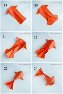 Easy Origami Koi Fish Craft for Kids