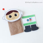 Fun and Easy Paper Bag Astronaut Puppet