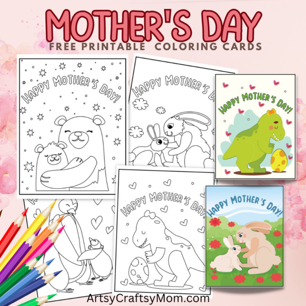 15 Adorable Mother and Baby Animal Crafts for Mother's Day