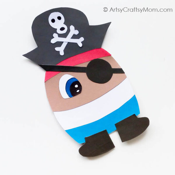 Cute and Playful Pirate Paper Craft for Kids