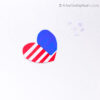 Easy DIY American Flag Day Corner Bookmarks