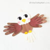 Adorable American Eagle Handprint Craft for Kids