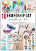 10 Colorful Friendship Day Printables for Kids