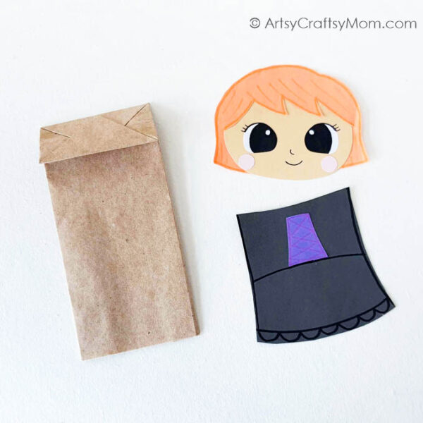 Fun and Easy Paper Bag Witch Puppet Craft