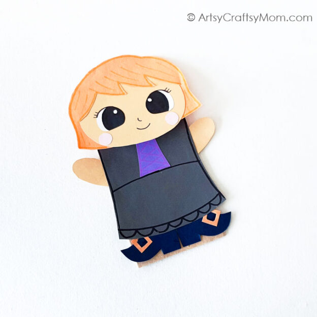 Fun and Easy Paper Bag Witch Puppet Craft