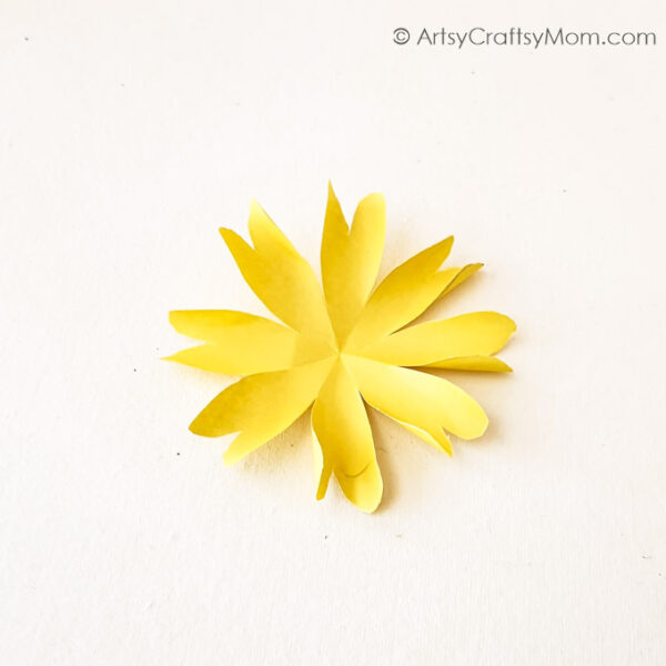 Gorgeous Paper Marigold Craft for Kids