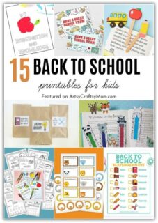 15 Bright and Colorful Back to School Printables