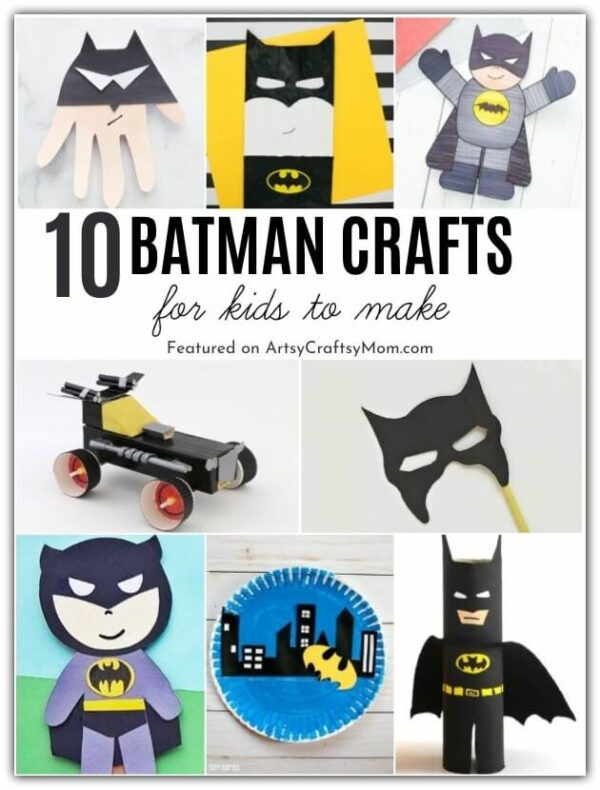 10 Fun and Easy Batman Crafts for Kids