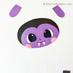 Adorable Paper Bag Dracula Puppet Craft