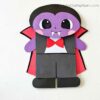 Adorable Paper Bag Dracula Puppet Craft