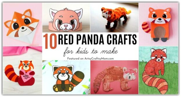 10 Cute and Easy Red Panda Crafts for Kids