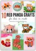10 Cute and Easy Red Panda Crafts for Kids