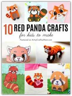 10 Cute and Easy Red Panda Crafts for Kids