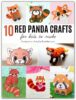 10 Cute and Easy Red Panda Crafts for Kids