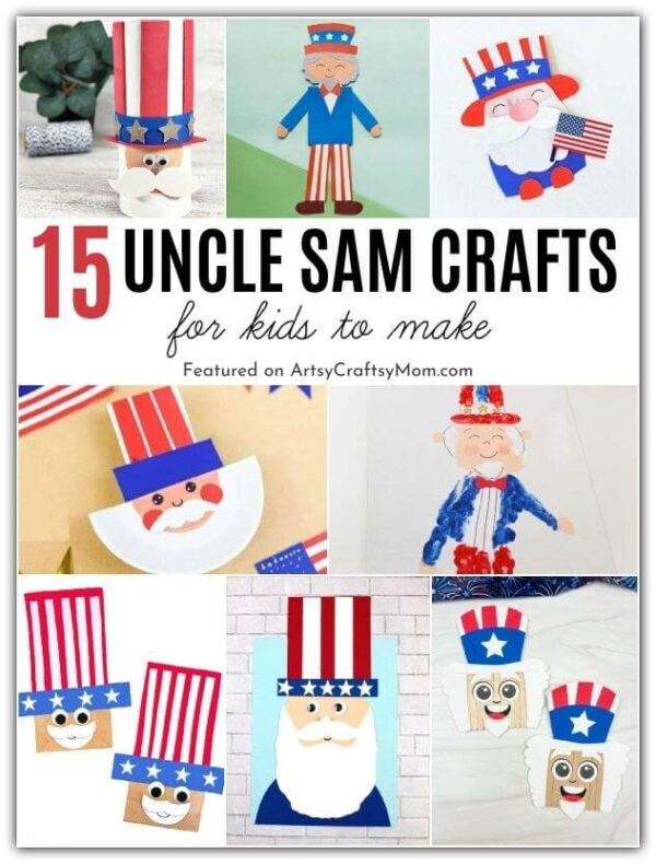 15 Fun and Easy Uncle Sam Crafts for Kids