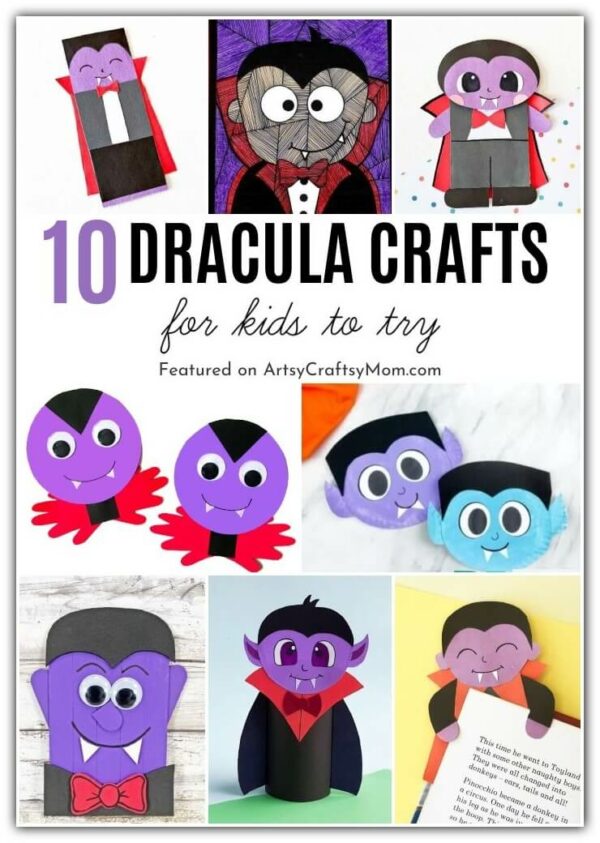 10 Delightful Dracula Crafts for Kids