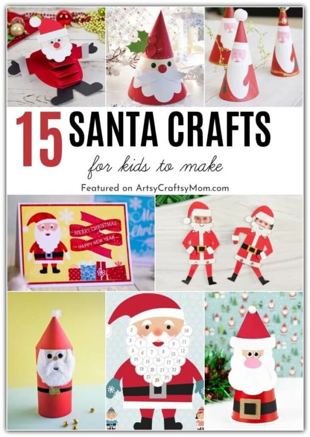 15 Superb Santa Crafts for Kids