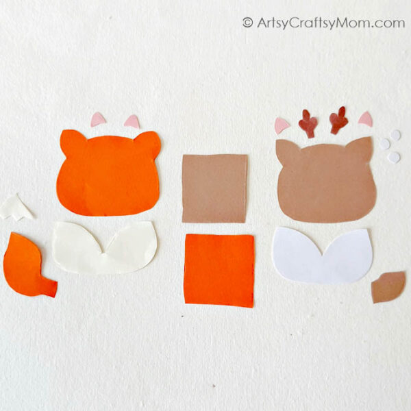 Super Cute Woodland Animals Mini Puppet Craft