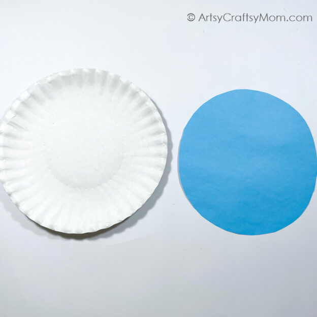 Easy and Fun Paper Plate Snow Globe Craft