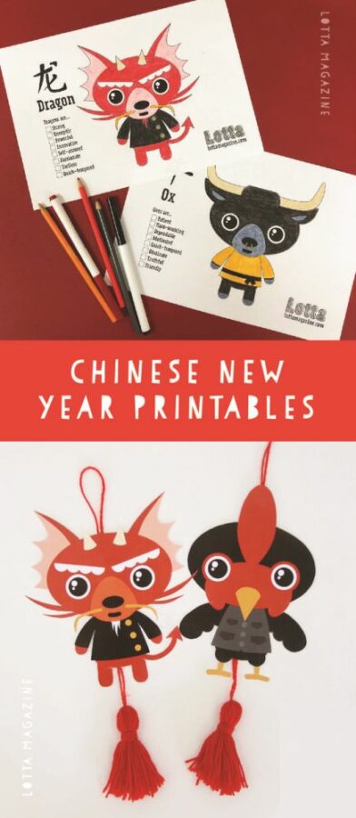 15 Colorful Chinese New Year Printables for Kids