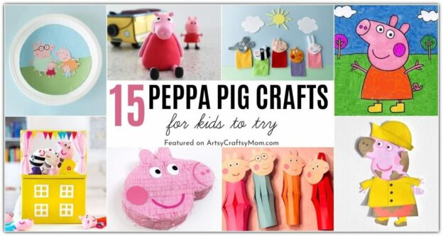 15 Playful Peppa Pig Crafts for Kids