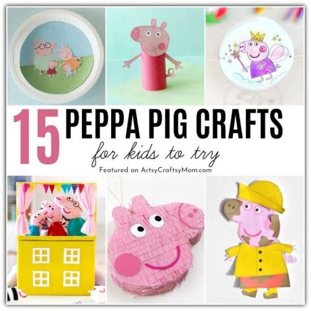15 Playful Peppa Pig Crafts for Kids
