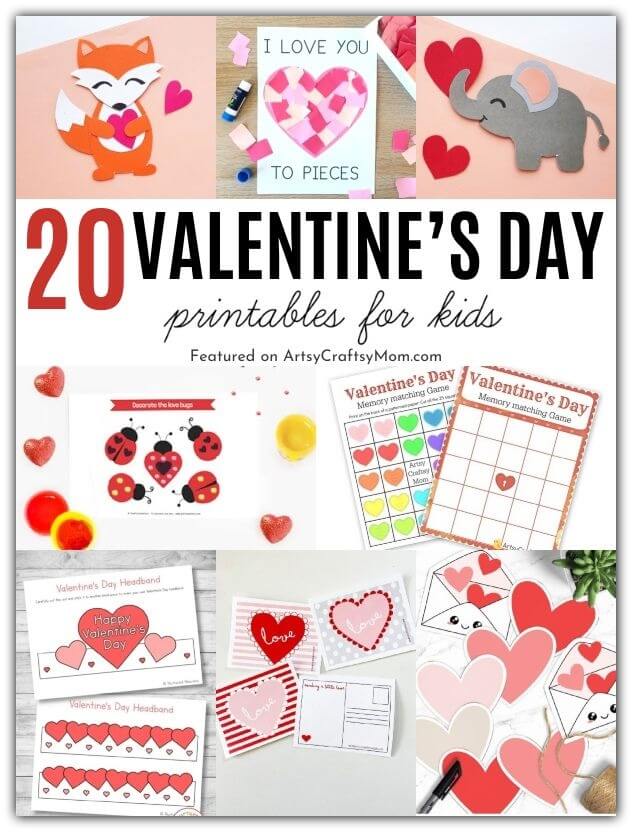 Easy Valentines Day Printables Activities Ideas Templates