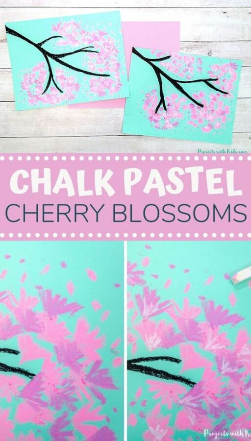 20 Cheerful Cherry Blossom Crafts for Kids
