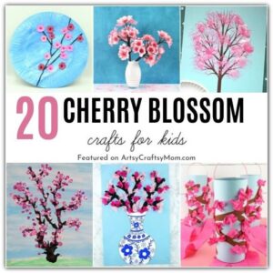 20 Cheerful Cherry Blossom Crafts for Kids
