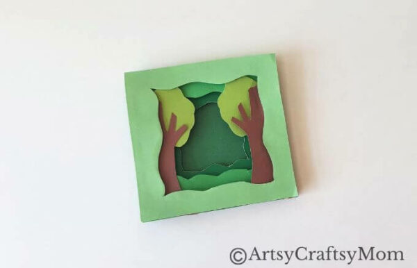 Creative 3D Scene with Fox Papercraft