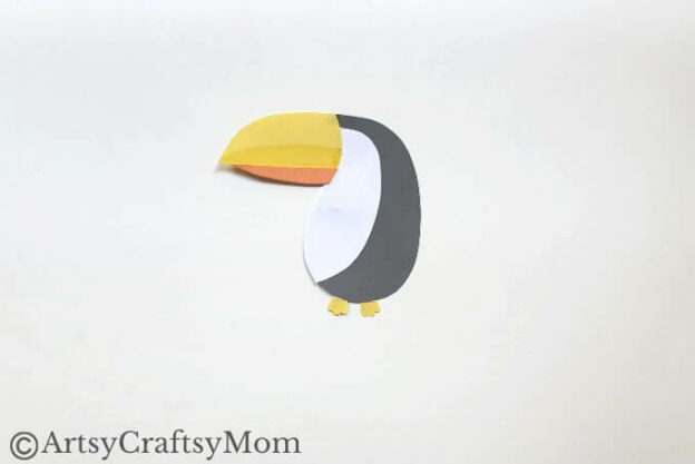 Fun and Easy Toucan Bookmark Craft for Kids