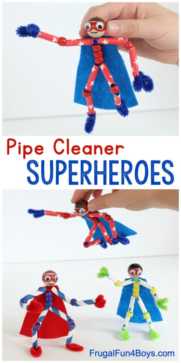15 Super Fun Superhero Crafts for Kids