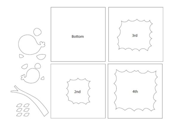 Beautiful Mother's Day 3D Papercraft for Kids