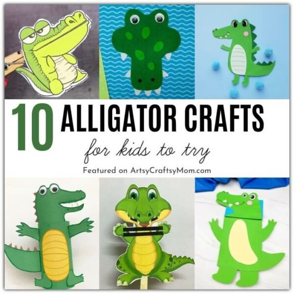 10 Amazing Alligator Crafts for Kids