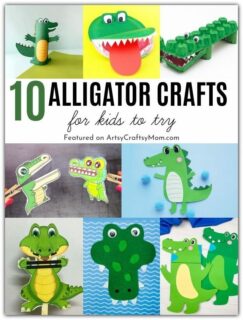 10 Amazing Alligator Crafts for Kids