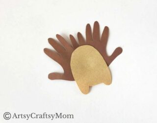Fun and Simple Handprint Hedgehog Craft for Kids