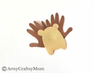 Fun and Simple Handprint Hedgehog Craft for Kids