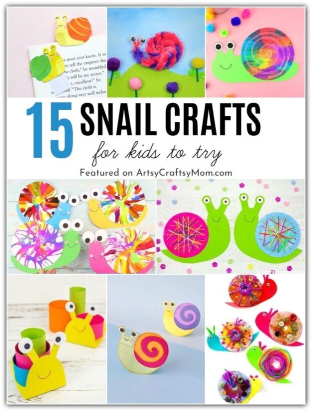15 Simple and Fun Snail Crafts for Kids
