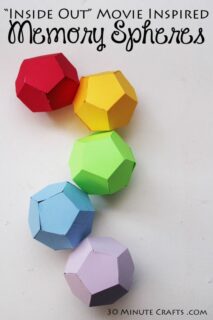 15 Interesting Inside Out Movie Crafts