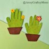 Easy Handprint Cactus Papercraft for Kids