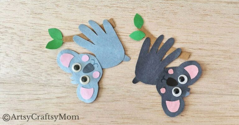 Super Cute Handprint Koala Craft for Kids