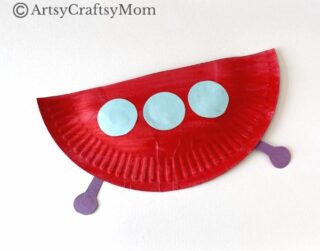 Cute and Easy Paper Plate UFO Craft for Kids