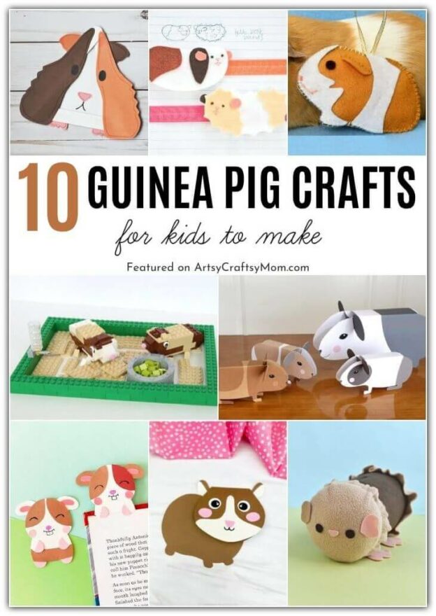 10 Gleeful Guinea Pig Crafts for Kids