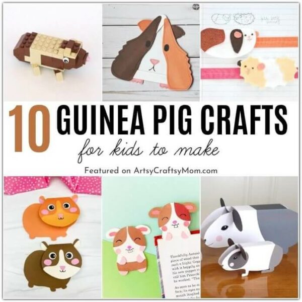 10 Gleeful Guinea Pig Crafts for Kids