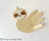 Cute and Easy Handprint Sloth Craft for Kids