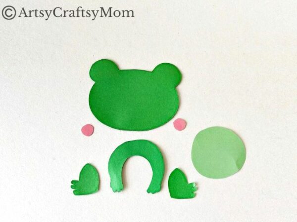 Fun Frog Bookmark Papercraft for Kids