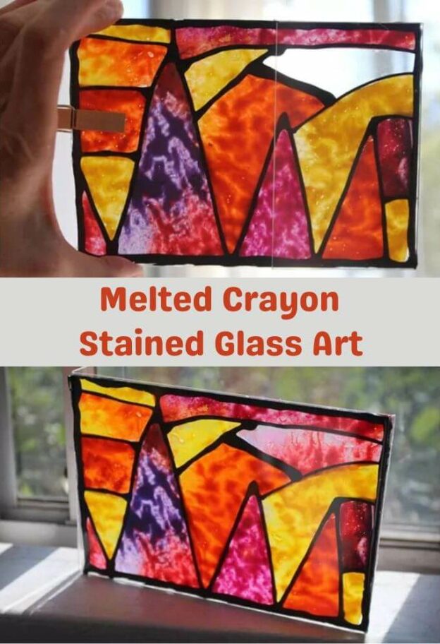 15 Magical Melted Crayon Art Projects for Kids
